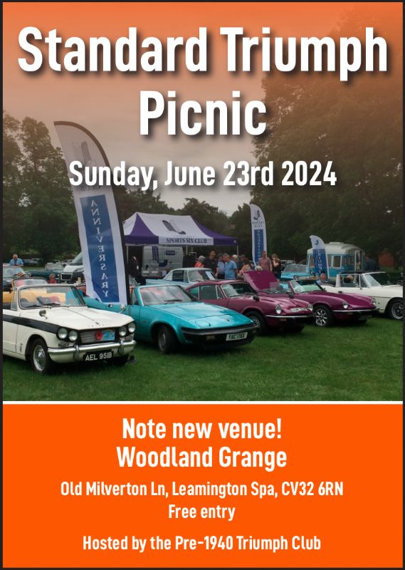 Note new venue! Woodland Grange , Old Milverton Ln, Leamington Spa ...